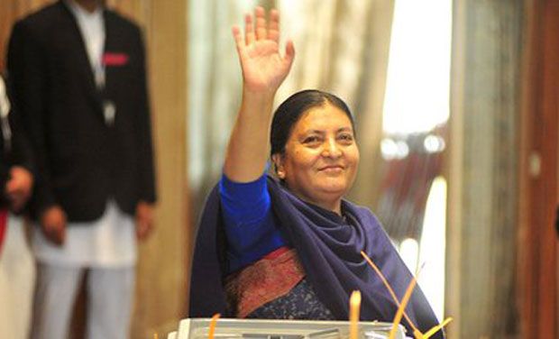 Nepal gets first woman president